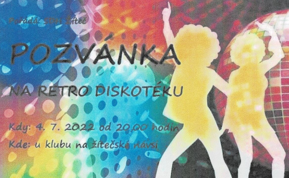 Retro diskotéka - pozvánka | Třeboň a okolí - Třeboňsko.cz